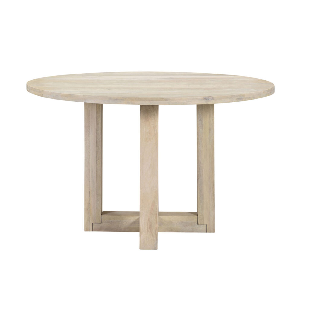 Thick X Base 48″ Round Dining Table – Hilton Head Furniture
